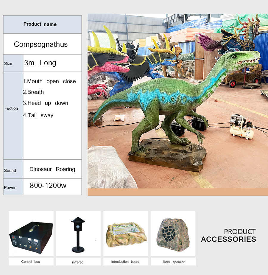 Wholesale Indoor Outdoor Playground Realistic Moving Dinosaur Life Size ...