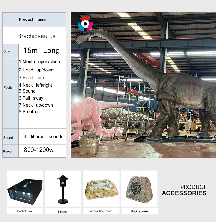 Venta al por mayor Jurassic World Simulation Brachiosaurus Animatronic ...