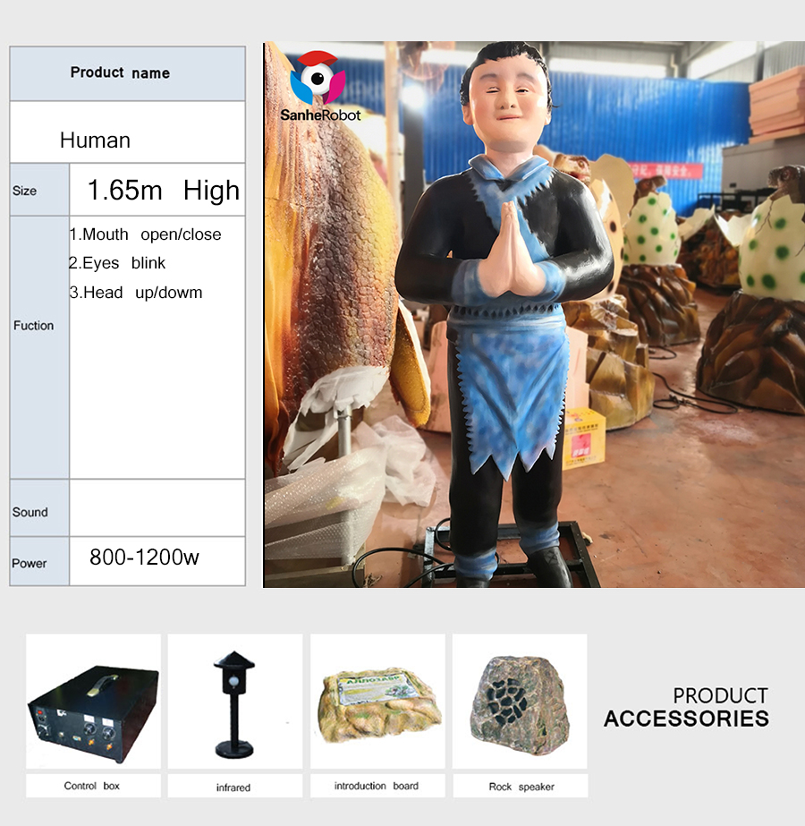 Wholesale Customized life size animatronic robot silicone rubber human ...