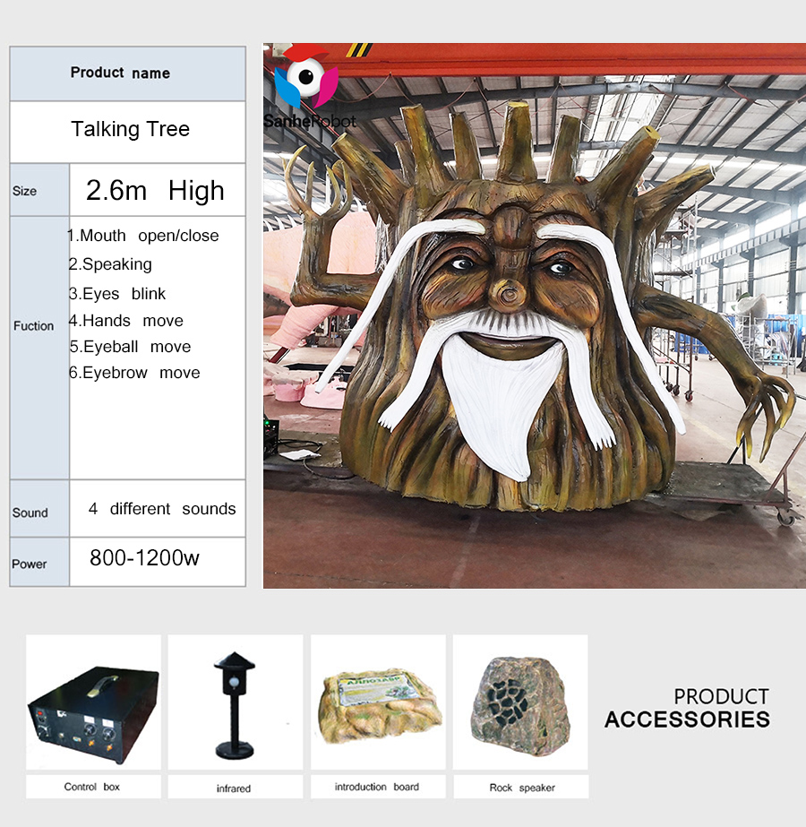 Wholesale Lifelike Robot Tree for Amusement Park Customized Animatronic ...